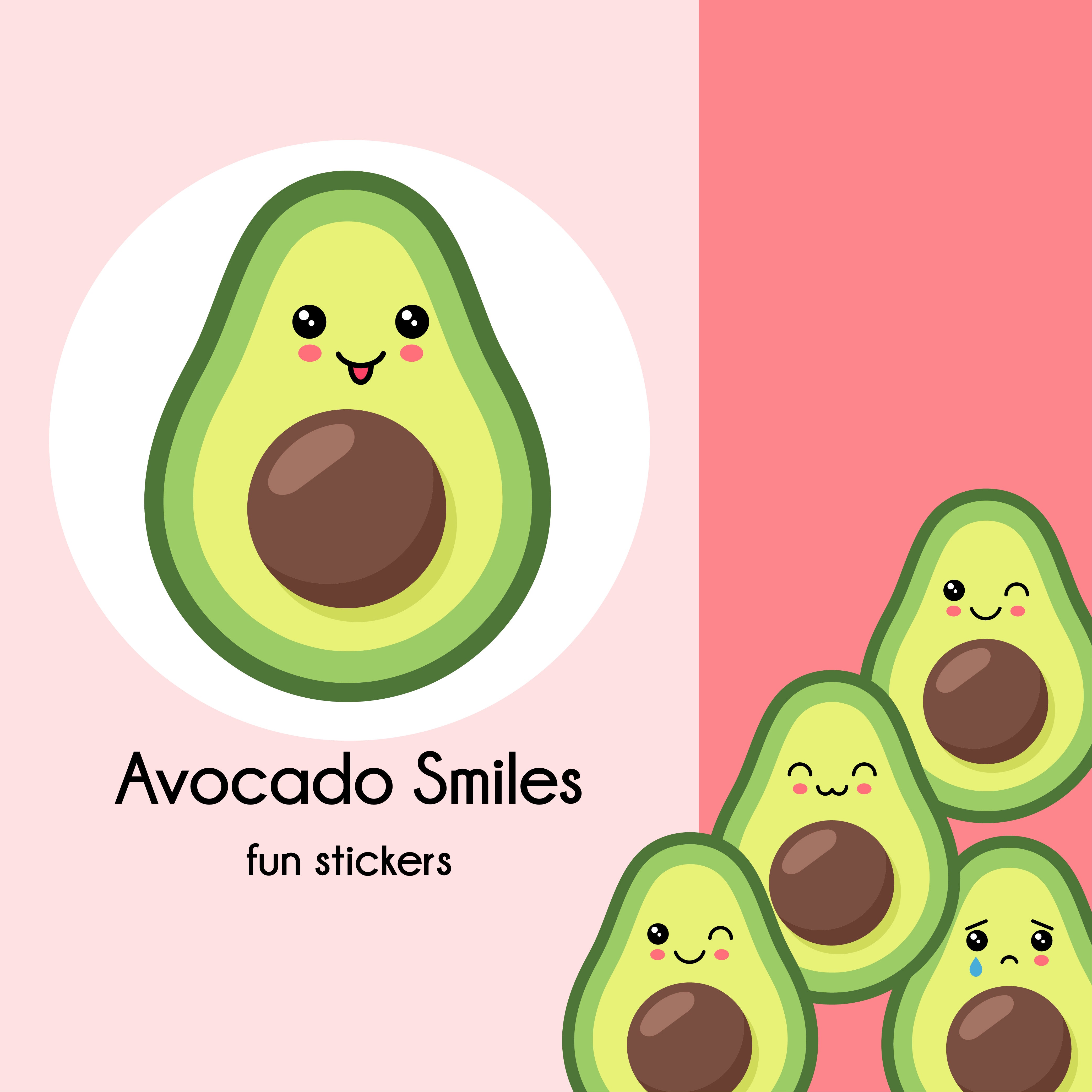 StickyBoo Stickers | Avocado Smiles – StickyBoo Stickers - Rewards Kids ...