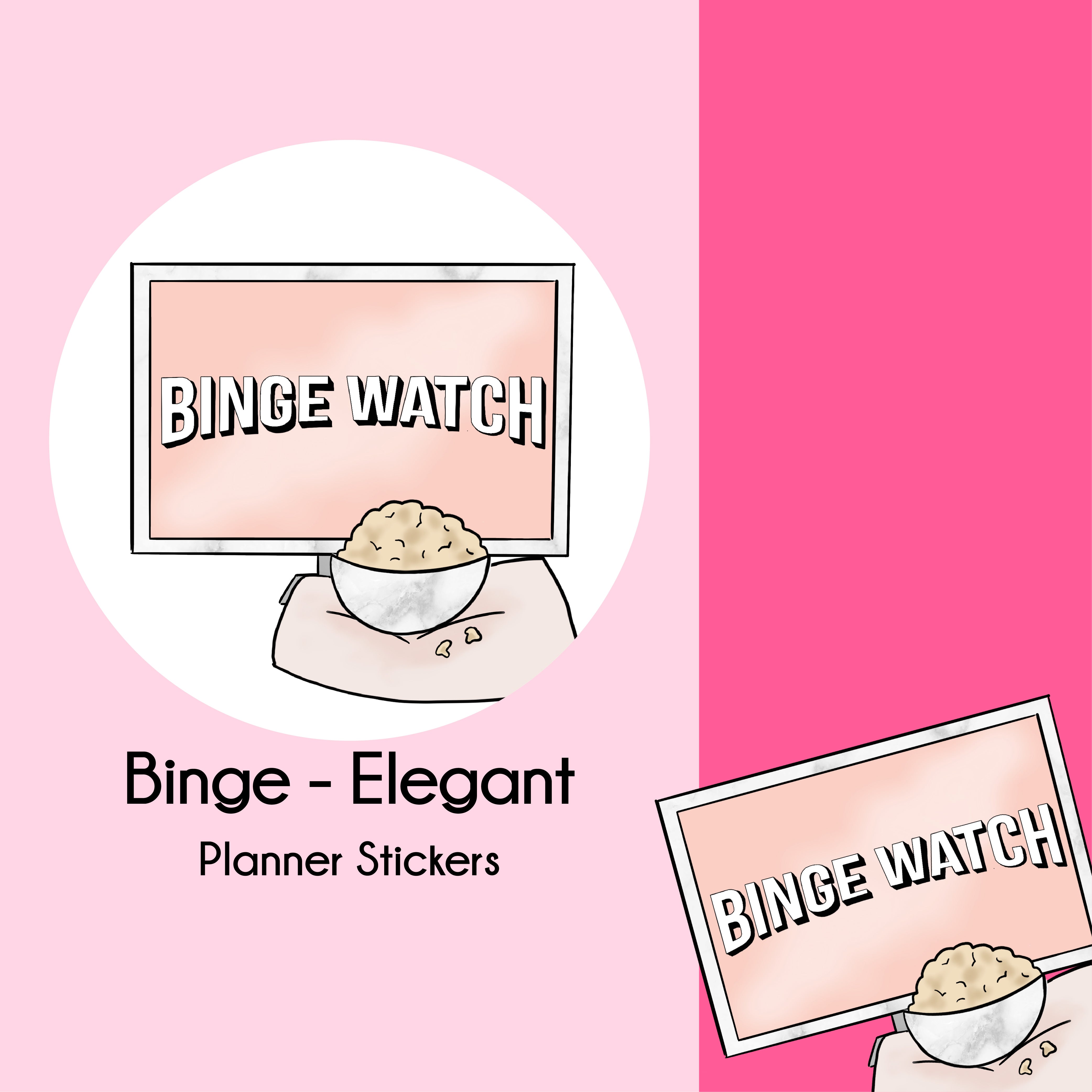 Binge | Elegant Series | Planner Stickers – StickyBoo Stickers ...