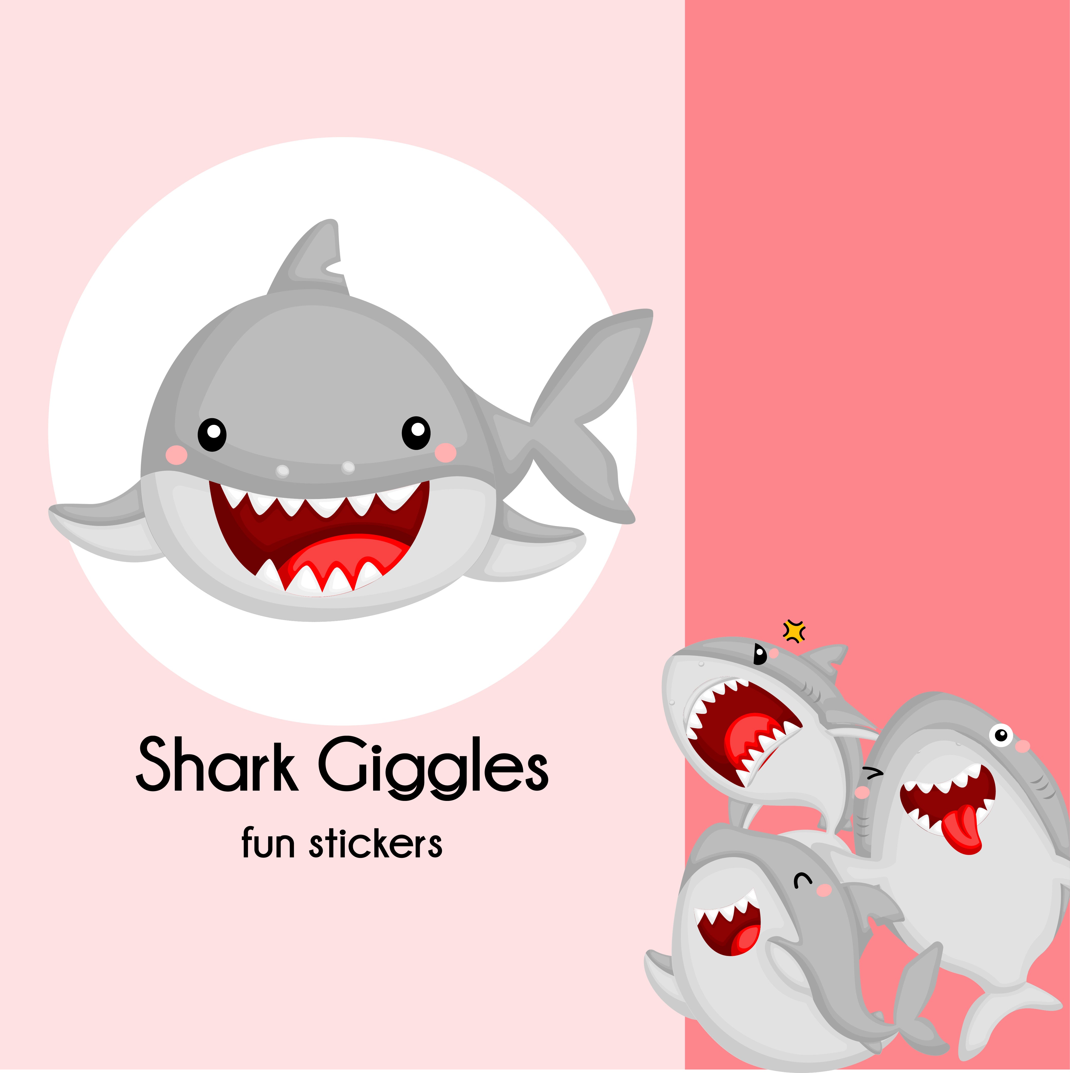 Kids Stickers - Shark Giggles – StickyBoo Stickers - Rewards Kids Love