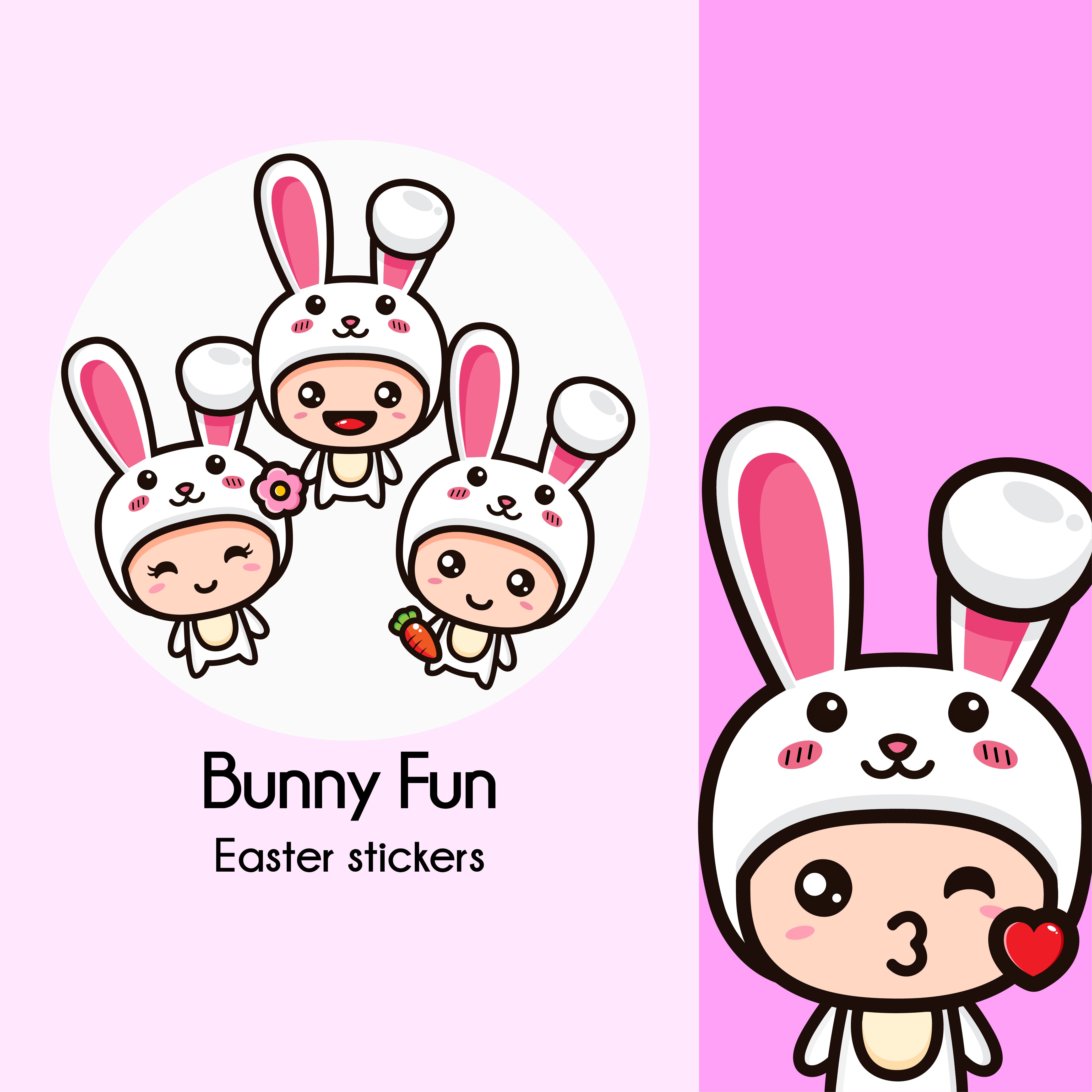 Bunny Fun | Fun Stickers | Easter Stickers – StickyBoo Stickers ...