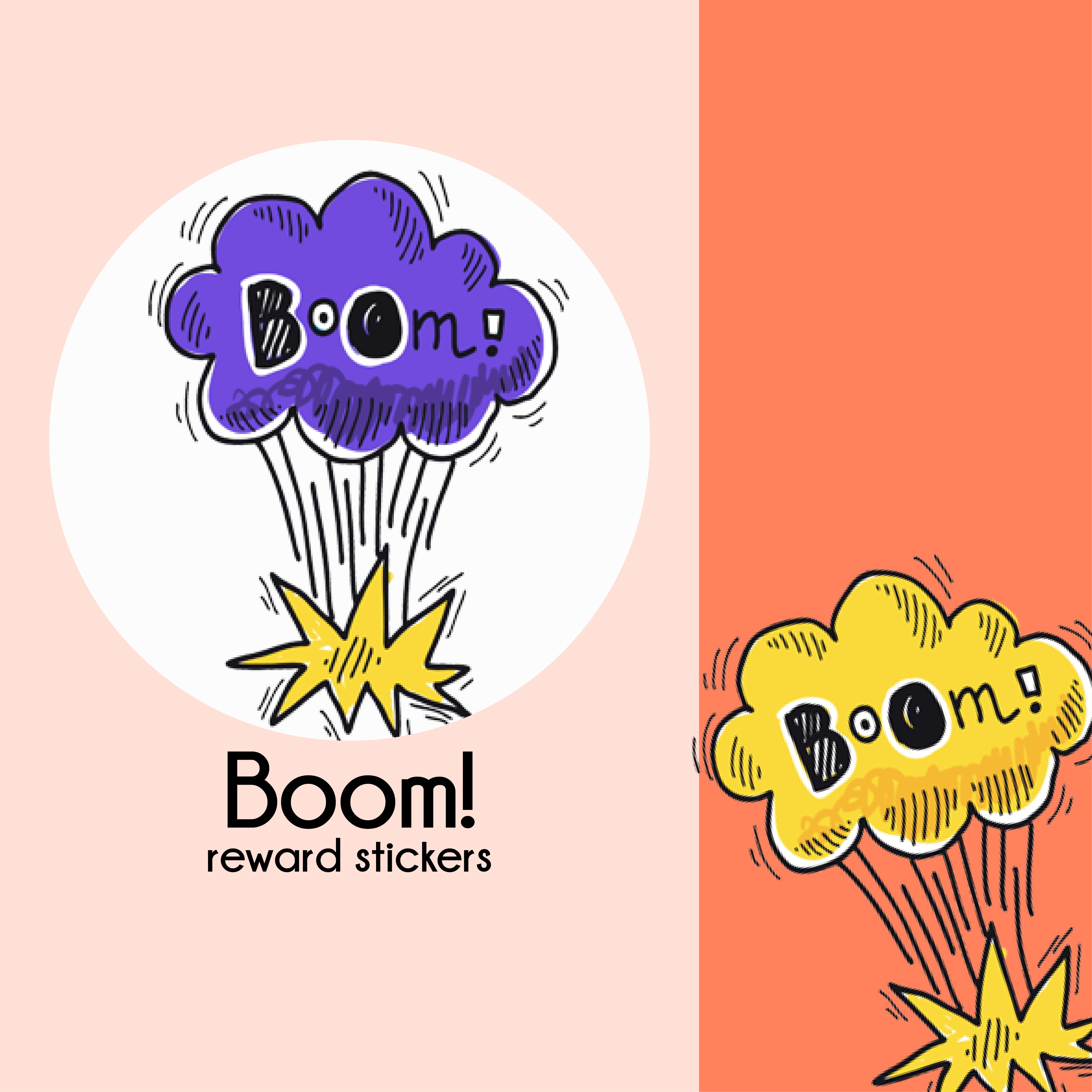 Boom! | Explosion stickers | Bomb stickers – StickyBoo Stickers ...