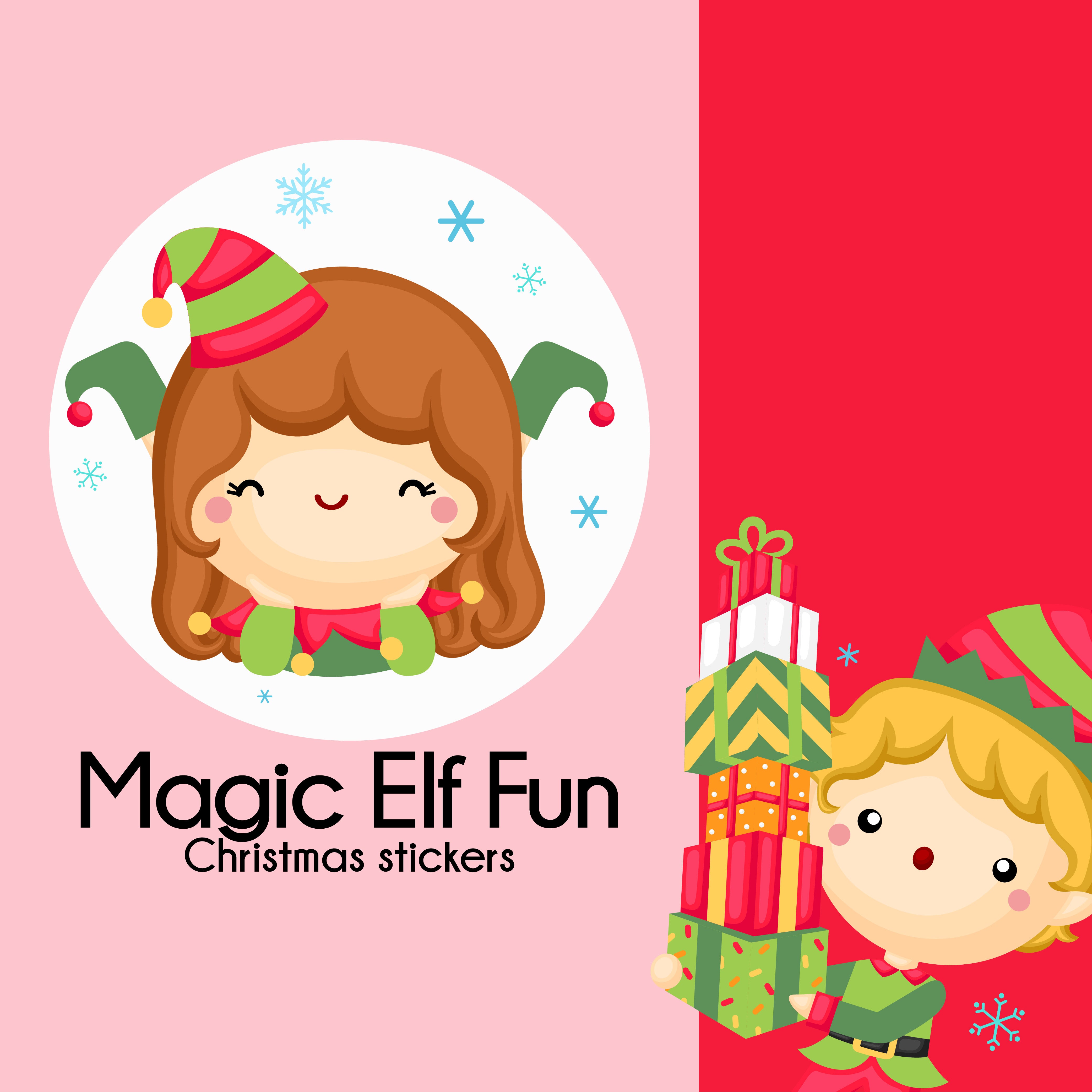 Christmas Stickers | Christmas Elf Magic – StickyBoo Stickers - Reward ...