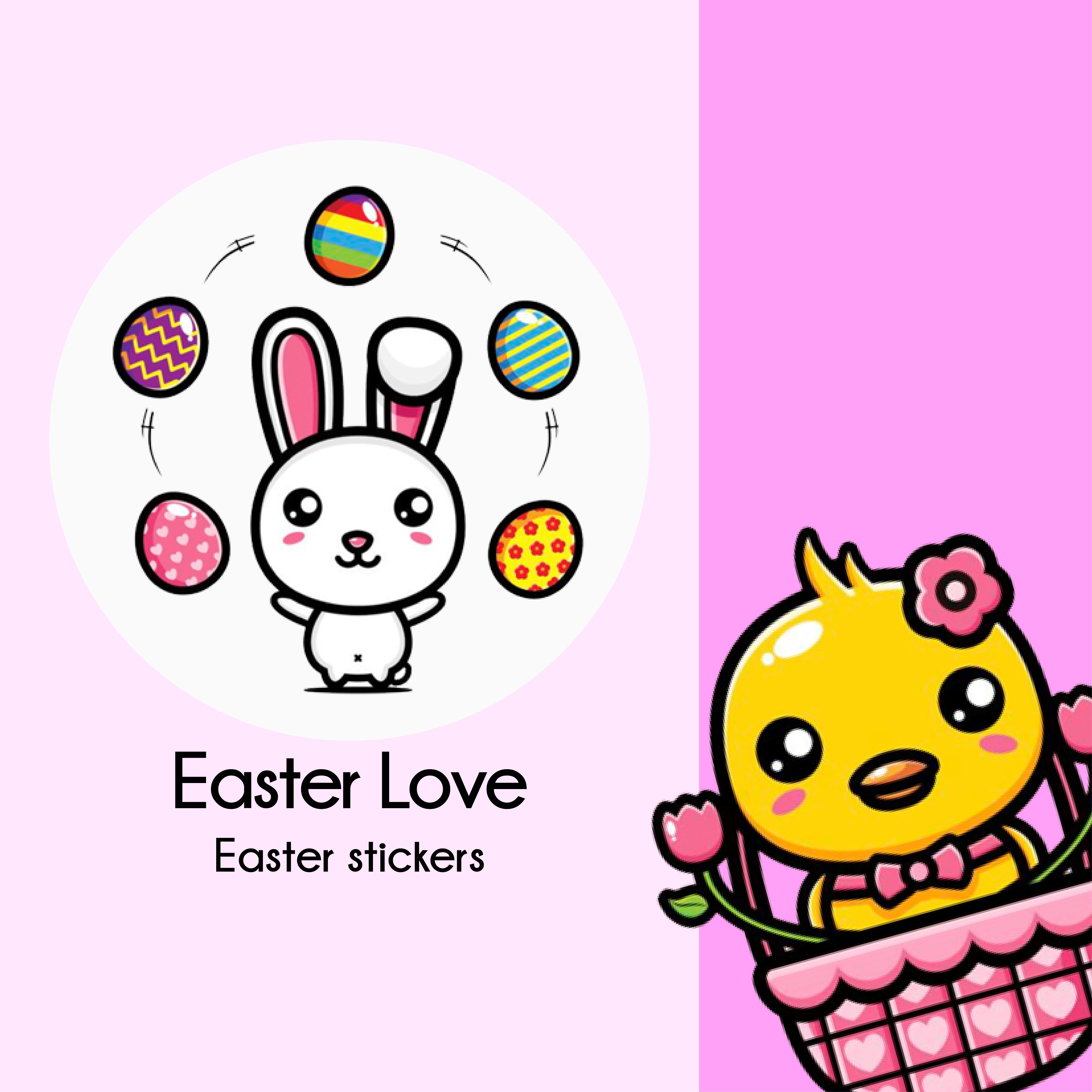 Easter Love | Fun Stickers – StickyBoo Stickers - Rewards Kids Love