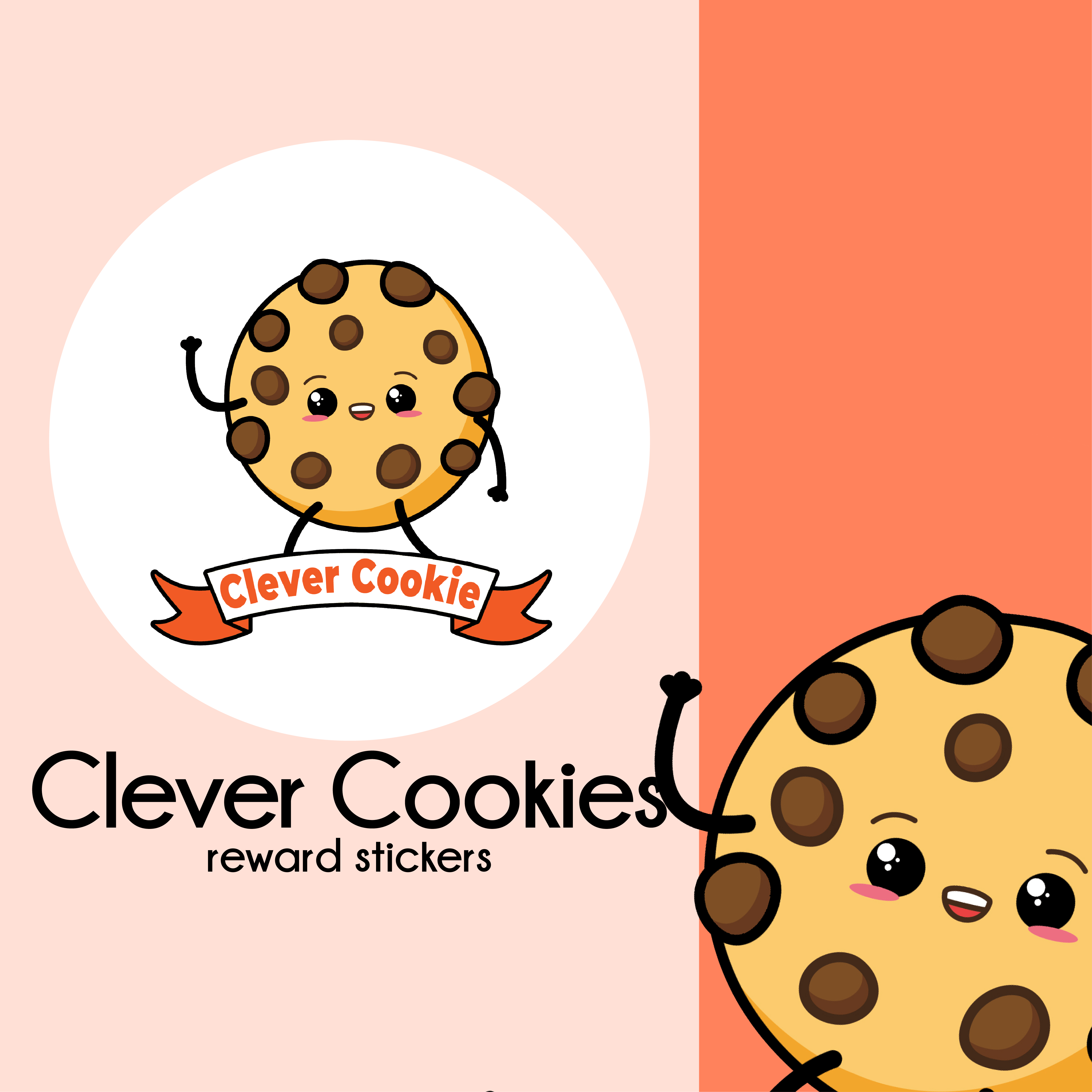 Clever Cookie Teacher Stickers | Food stickers | teacher stickers ...